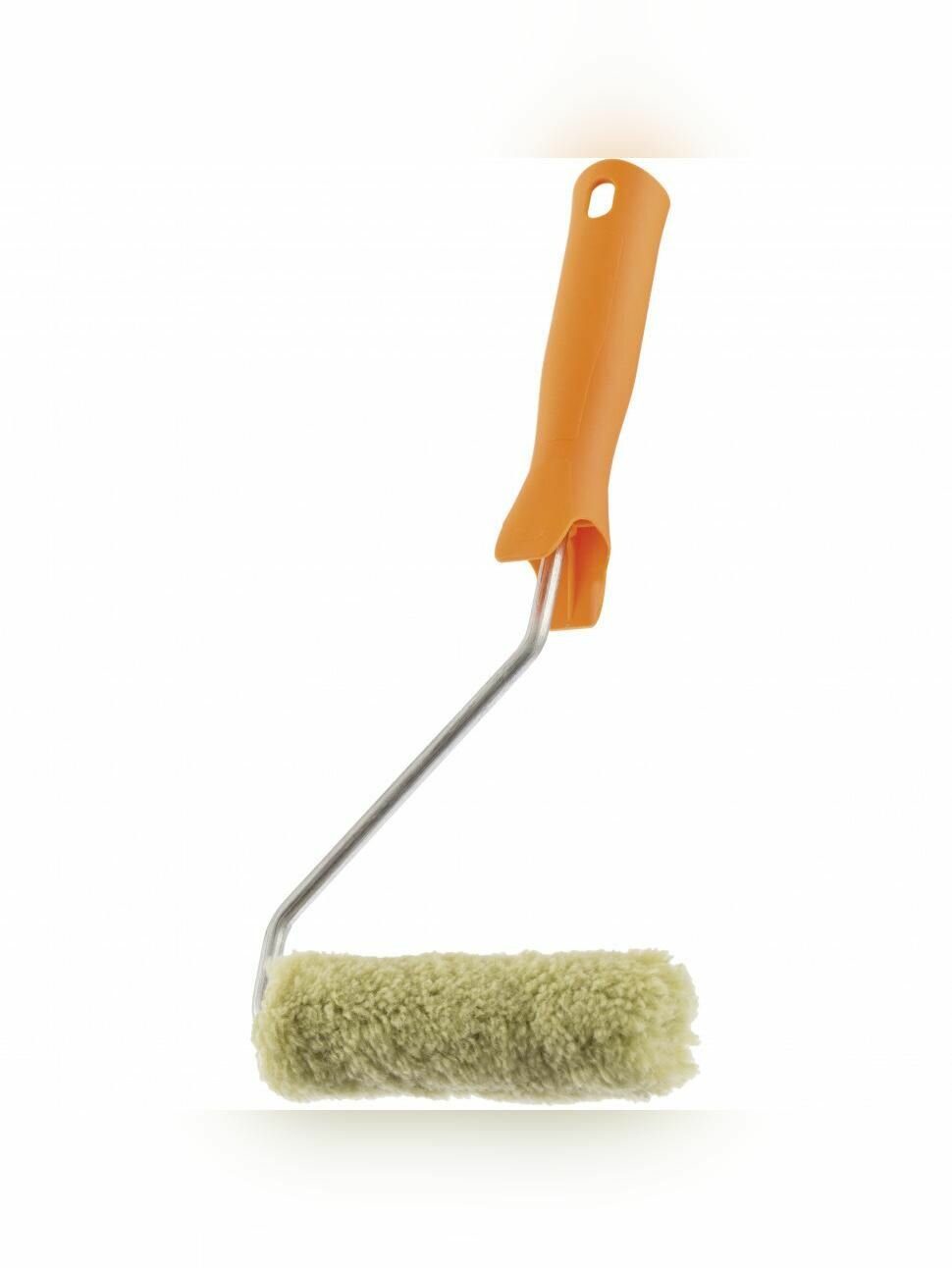 Мини-валик в сборе "Фасадные работы", 110 мм, ворс 12 мм, D 16 мм, D ручки 6 мм, полиакрил, полиэстер Сибртех 80588