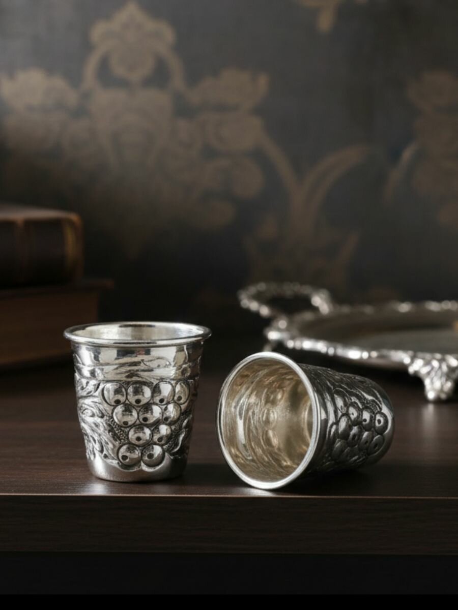 Набор стопок из серебра 875 пробы. С061/2