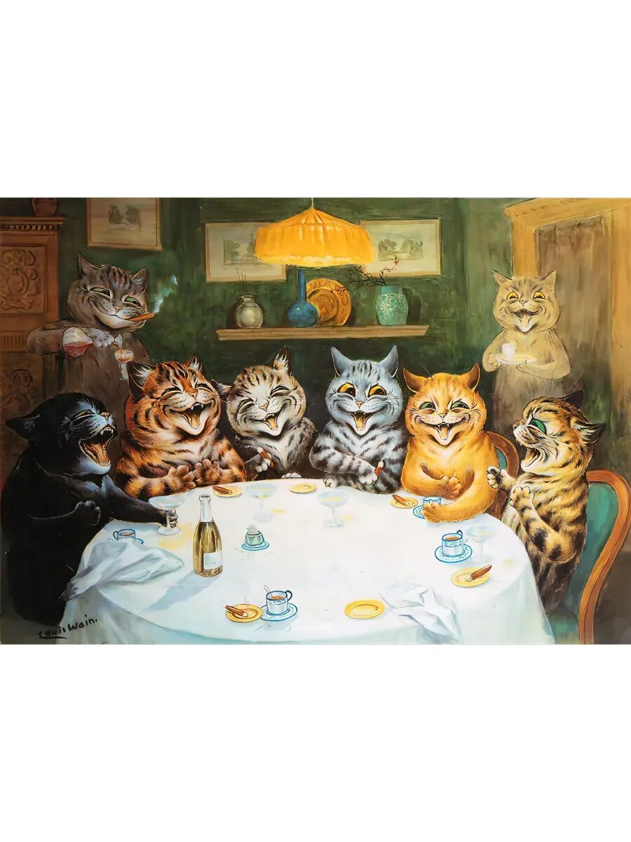 Постер Коты за Столом — фото 1