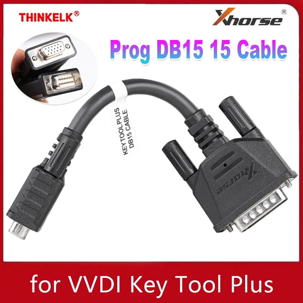 Xhorse VVDI Key Tool Plus XDKP26 Prog DB15 15, кабель хорошего качества