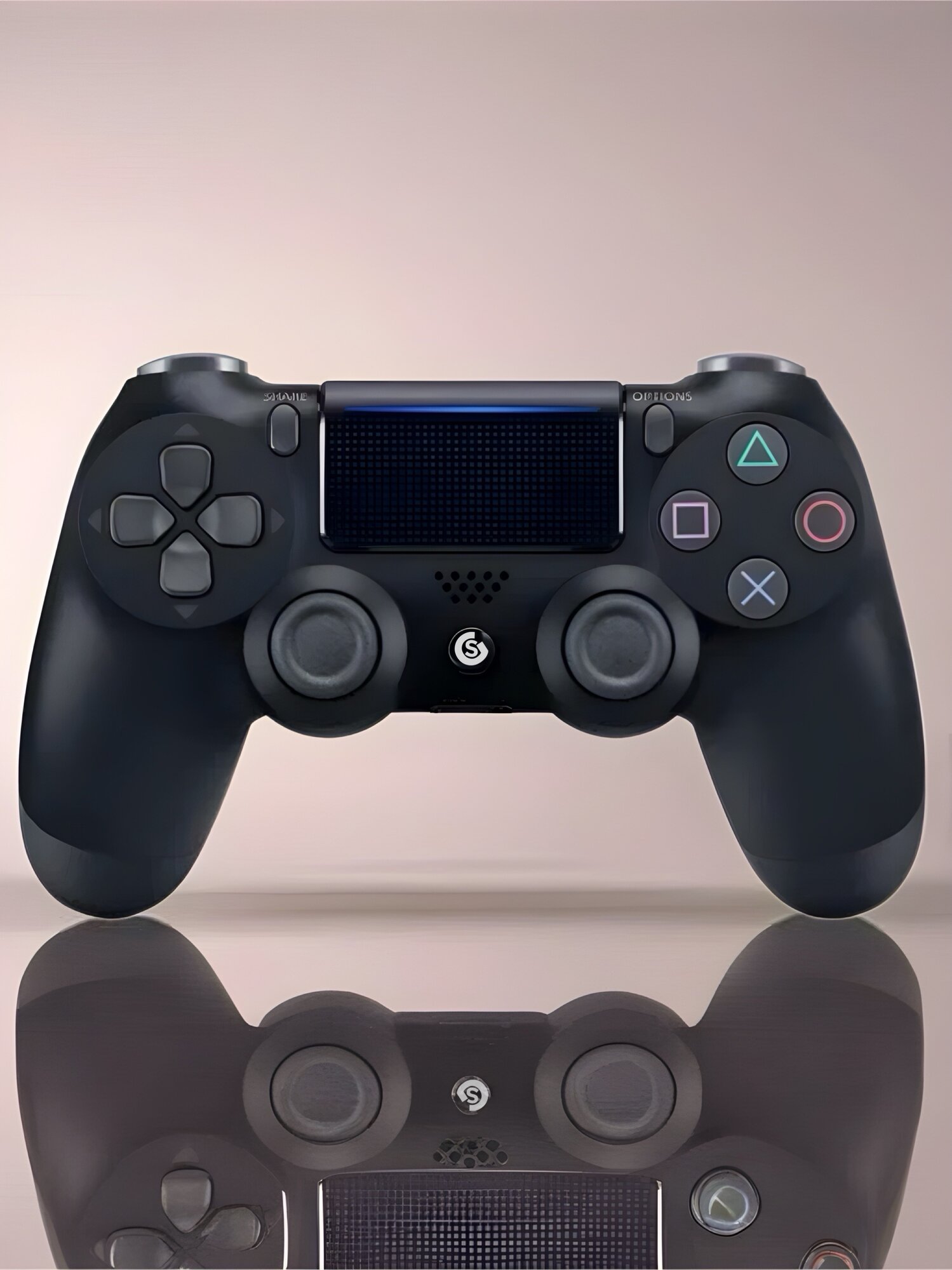 Геймпад "черный" Беспроводной Джойстик для ПК/PS4/Смартфон/Ноутбук