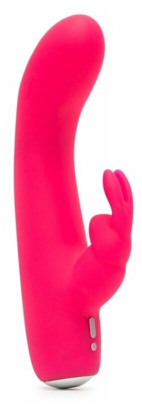 Розовый вибратор-кролик Rechargeable Mini Rabbit Vibrator - 15,2 см.