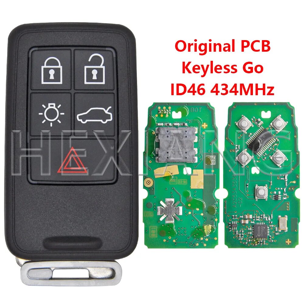 Оригинальный пульт дистанционного управления HE KR55WK49266 PCB ID46 PCF7953 5 BT Keyless 434