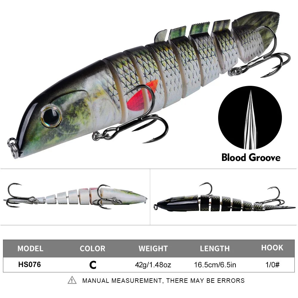 Бионический воблер Swimbait 16,5 см 42 г C