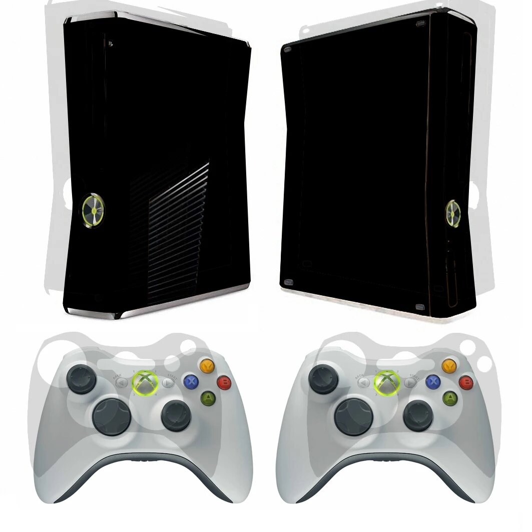 COOL COLOUR прозрачный защитный чехол для Microsoft Xbox 360 Slim