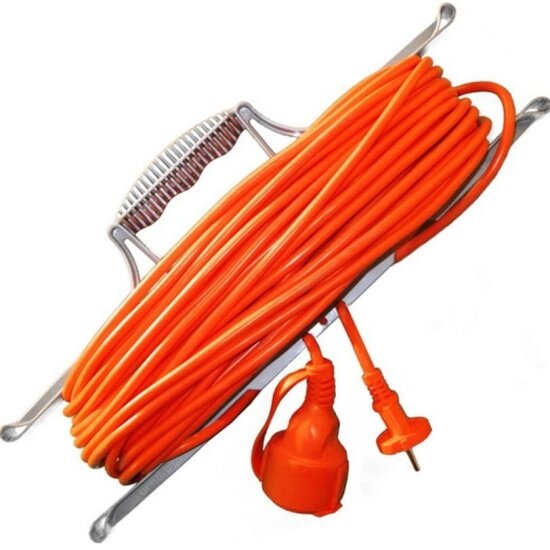 Удлинитель-шнур Universal на рамке 1х10м без заземл. 6А IP44 УШ-6 ПВС 2х0.75, 9632014