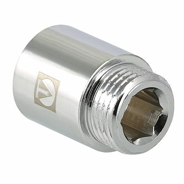 Удлинитель VALTEC 1/2"х60 мм ВР-НР, хромированная латунь (VTr.198. C.0460)