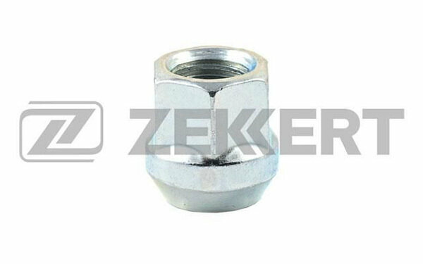 Гайка колесная конус M12 x 1,5 L 21 ключ 17 Цинк. Комплект 5 шт.