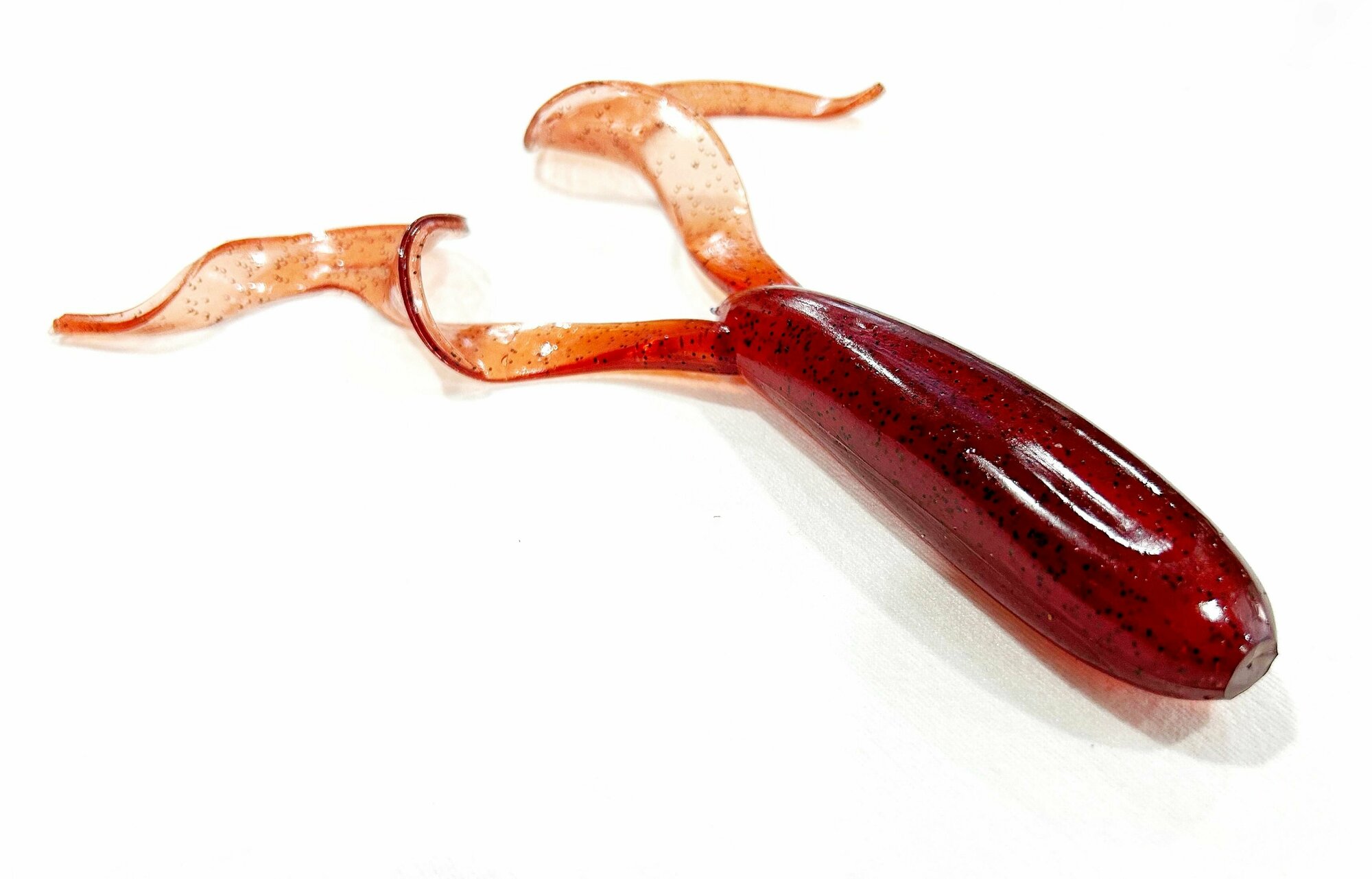 Мягкая крупная силиконовая приманка Pike Frog Ширасу, цвет Grape, вес 50 гр, уп. 1 шт.