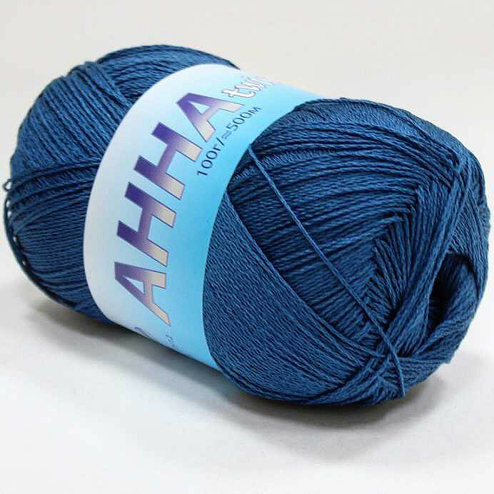 Пряжа Seam ANNA TWIST 342 синий (5 мотков)