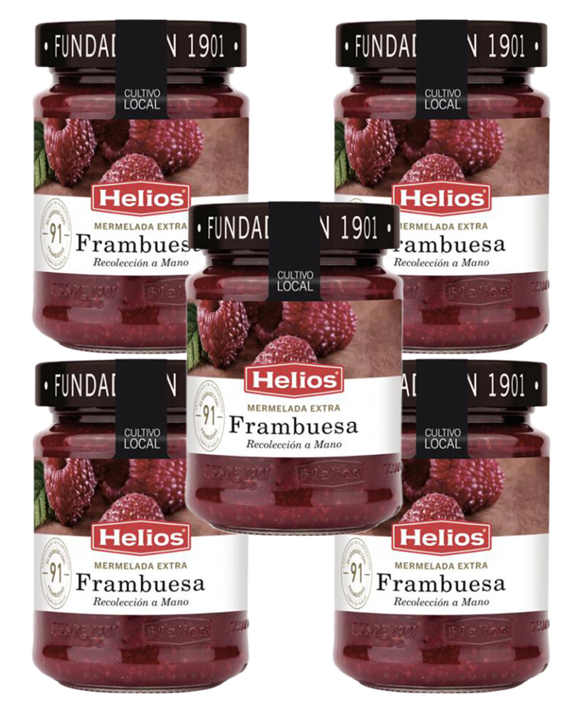 Конфитюр Helios из малины Extra 340 гр. - 5 шт.