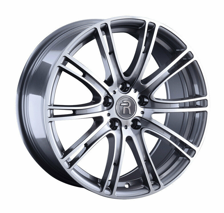 Колесный диск Replay B259 19x8.5" PCD5x120 ET38 D72,6 темно-серый глянцевый с полированными лучами