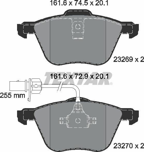 Тормозные колодки дисковые передние FORD GALAXY 00-, SEAT