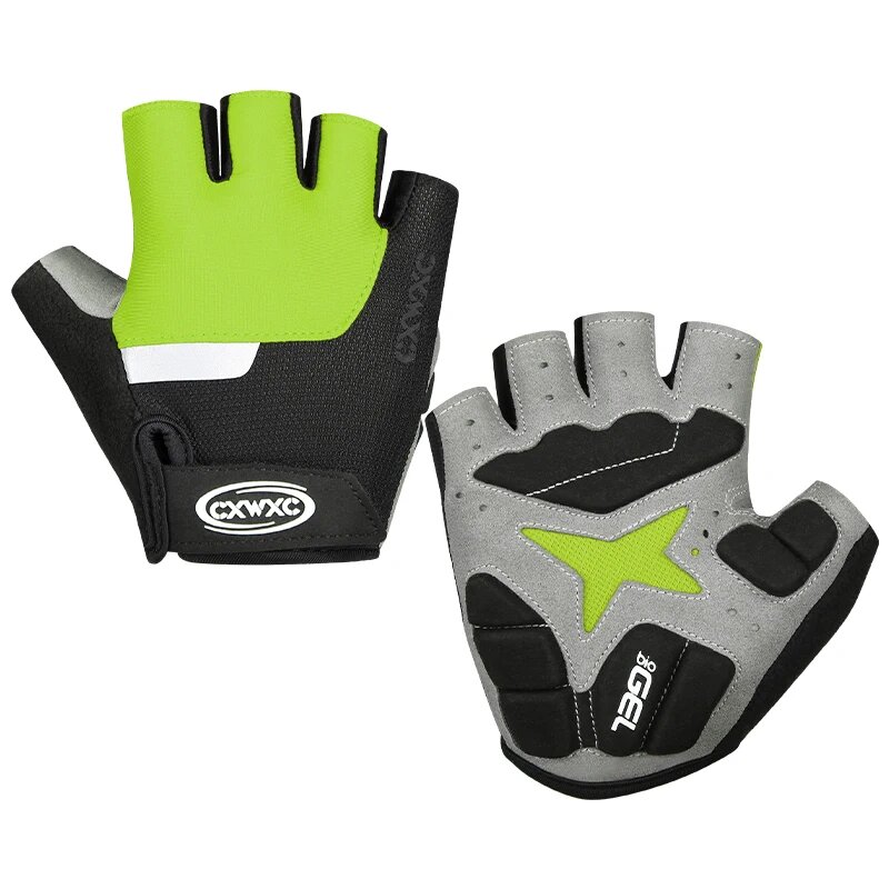 Велоперчатки Giyo CX-G01 Green, зеленые, размер L