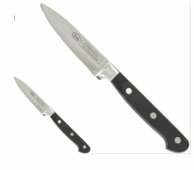 Набор из 2-х ножей: Шеф-нож Roal Color 25 см и Нож овощной Roal Profi 9 cм