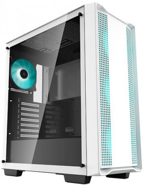 Корпус для ПК Deepcool CC560 V2 белый без блока питания ATх, 8х120 мм, 5х140 мм, 1хUSB 2,0, audio, блок питания снизу (R-CC560-WHGAA4-G-2)