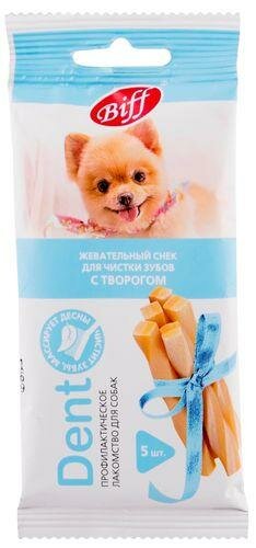 014530 Жевательный снек DENT с творогом д/мелких собак 30гр