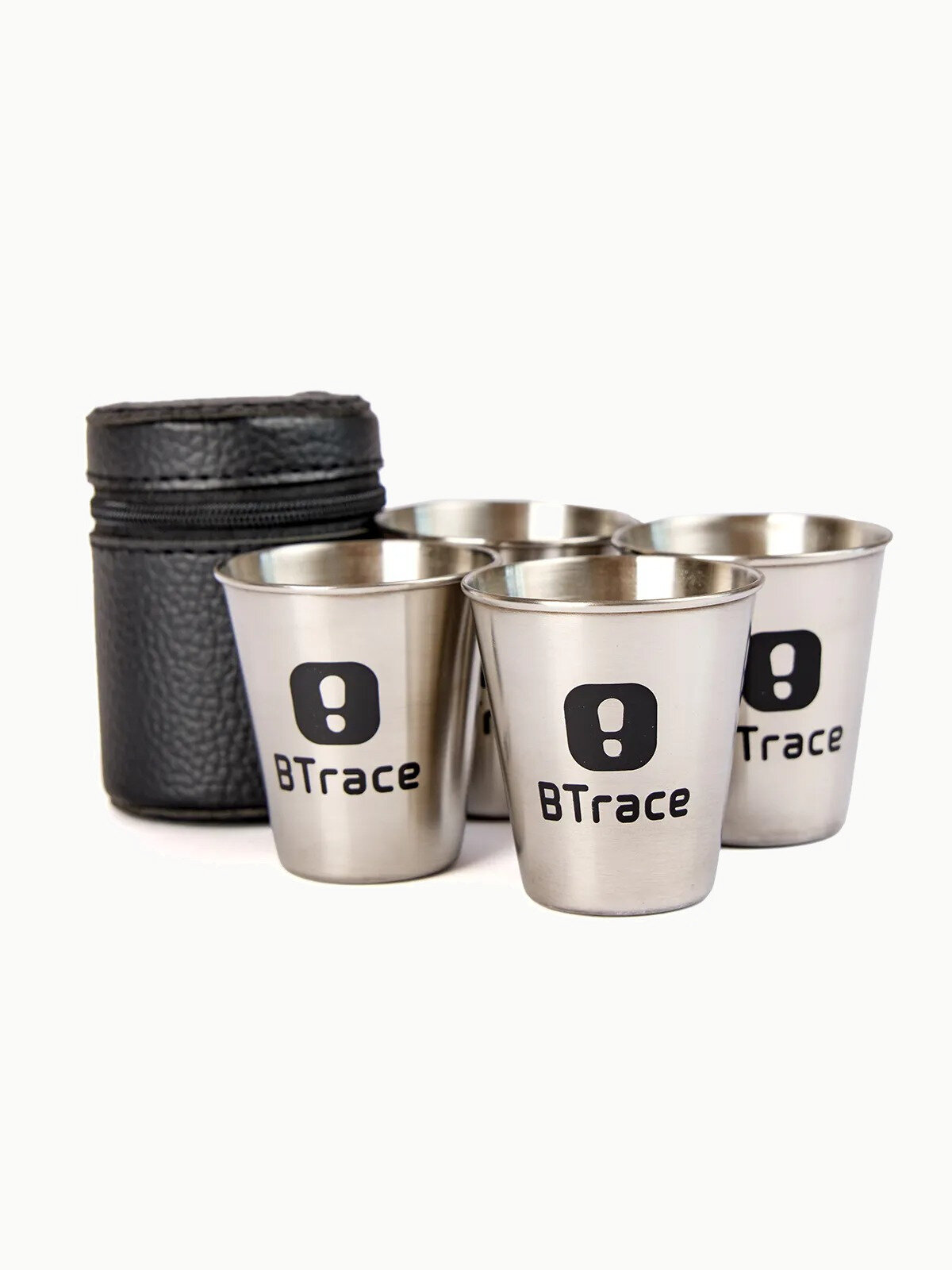 BTrace Набор стопок BTrace 4шт*80 мл стальной