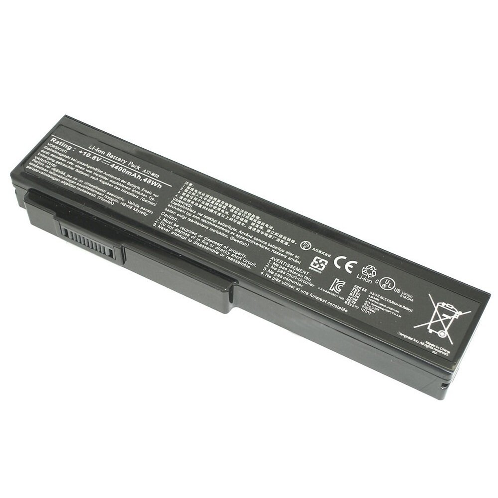 Аккумулятор для ноутбука Asus A32-H36, A32-M50, A32-N61, A32-X64, A33-M50, 11.1V, 48Wh, код mb003008