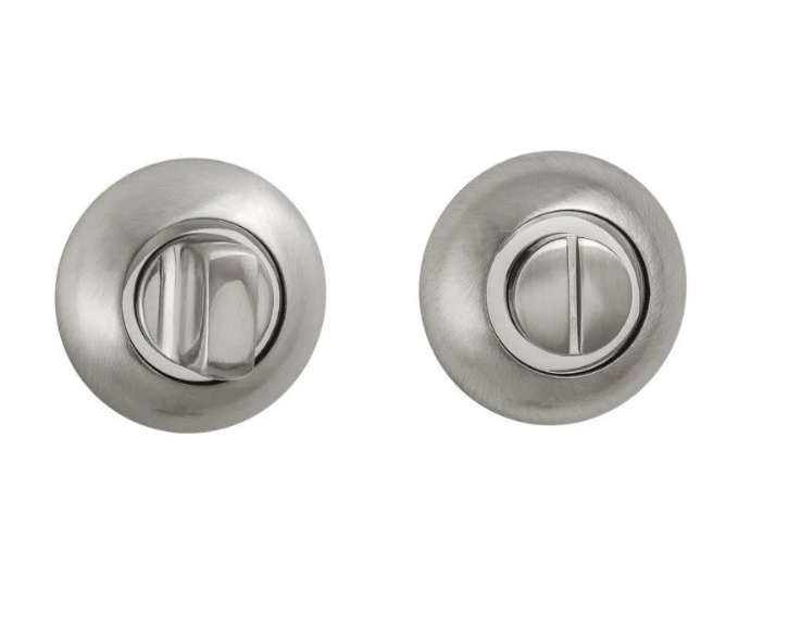 Завертка к ручкам, никель матовый/хром блестящий