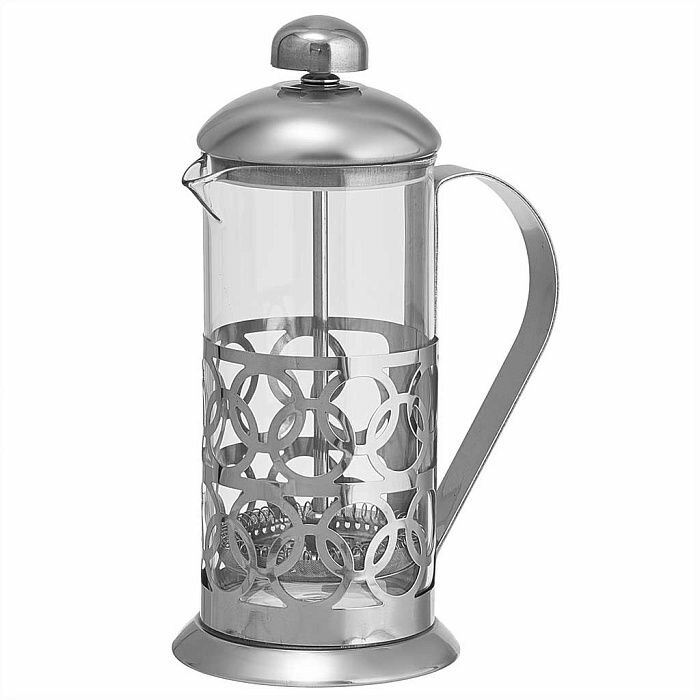 Френч-пресс Webber BE-3135 стекло, нержавеющая сталь, объём 350 мл