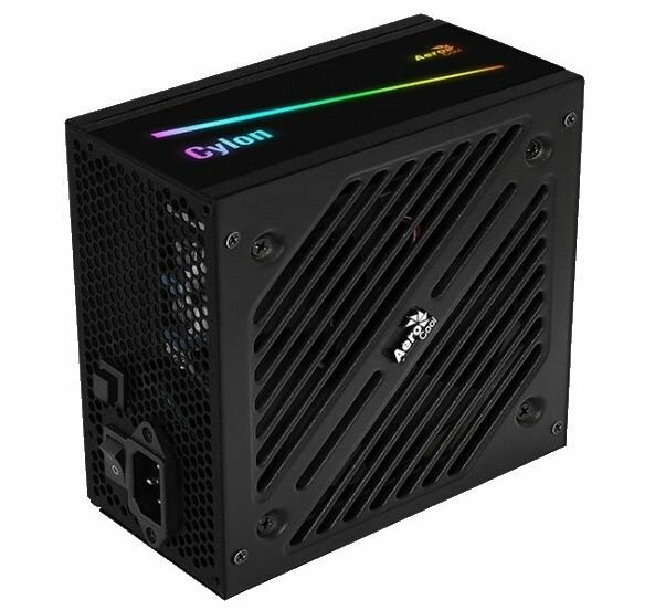 Блок питания Aerocool Cylon 600W (4718010000000) черный - 600 Вт, ATX 20+4 пин, 4 pin + 4 pin CPU, 5 SATA, 2 x 6 pin PCI-E
