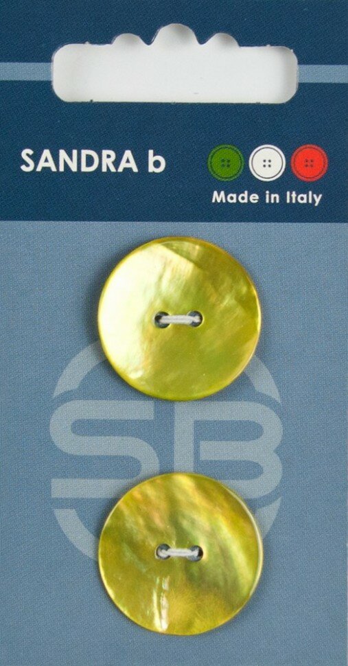 #CARD039 Пуговицы Sandra 2 шт