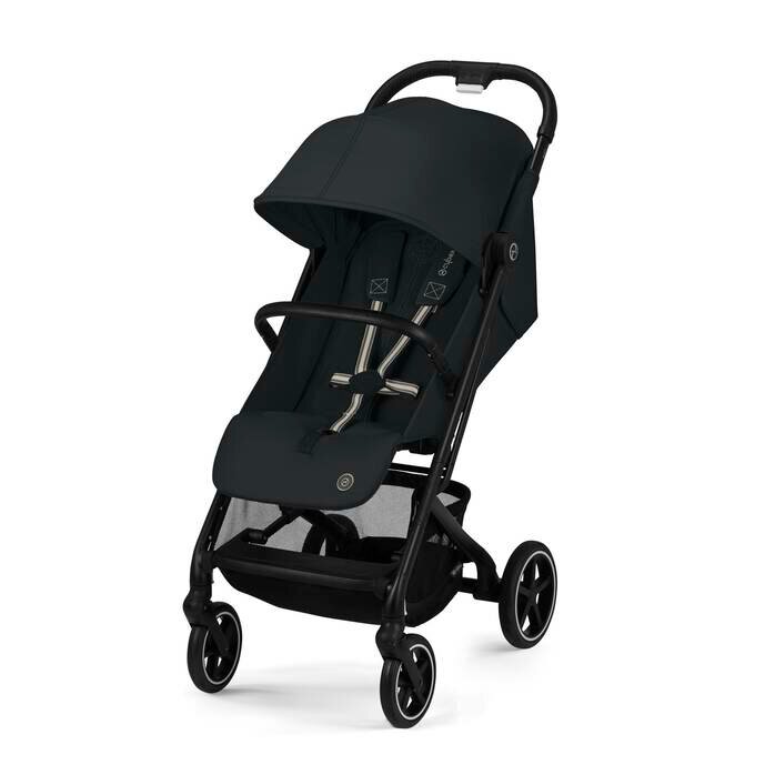 Коляска прогулочная Cybex Beezy Magic Black с дождевиком и бампером 524000765