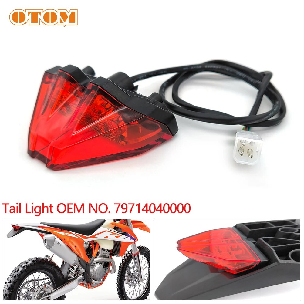 Задний фонарь 2024, аксессуары для мотоциклов, стоп-сигнал для KTM EXC-F XCW XCFW XWF 150-500, Super Moto, стоп-сигнал, мотокросс
