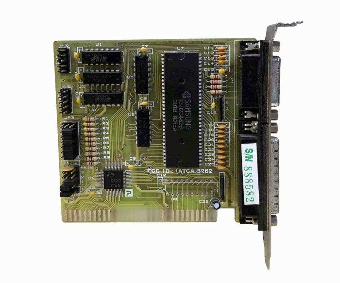 Контроллер мультикарта (ISA I/O card) IATCA 8262 8-BIT ISA