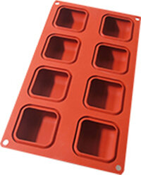 Силиконовая форма самоцвет 8 ячеек SA3021 (Набор из 1 шт.)