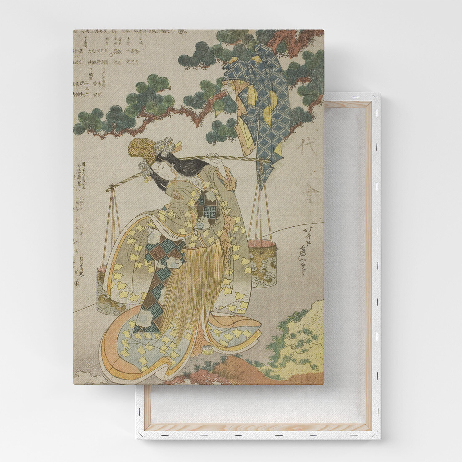 Картина на холсте, репродукция / Кацусика Хокусай / Размер 30 x 40 см