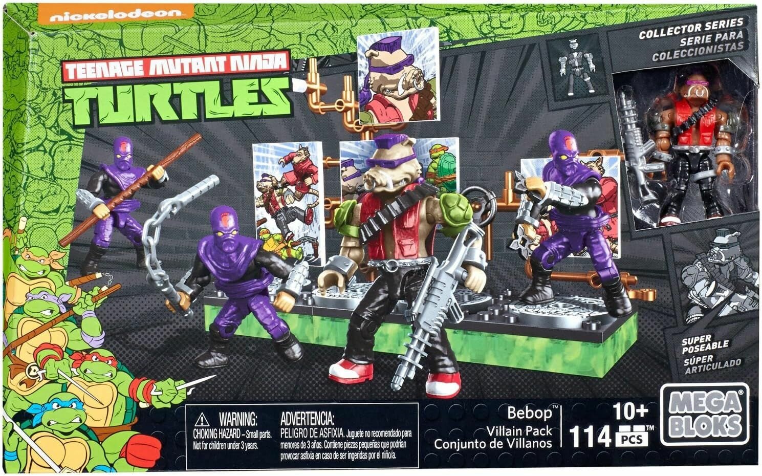 Mega Bloks/Teenage Mutant Ninja Turtles -TMNT 1987, Набор "Дикий кабан