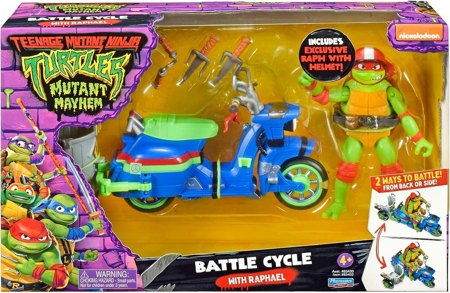 Mutant Ninja Turtles, Фигурка Леонардо Ниндзя Ударная машина -hj