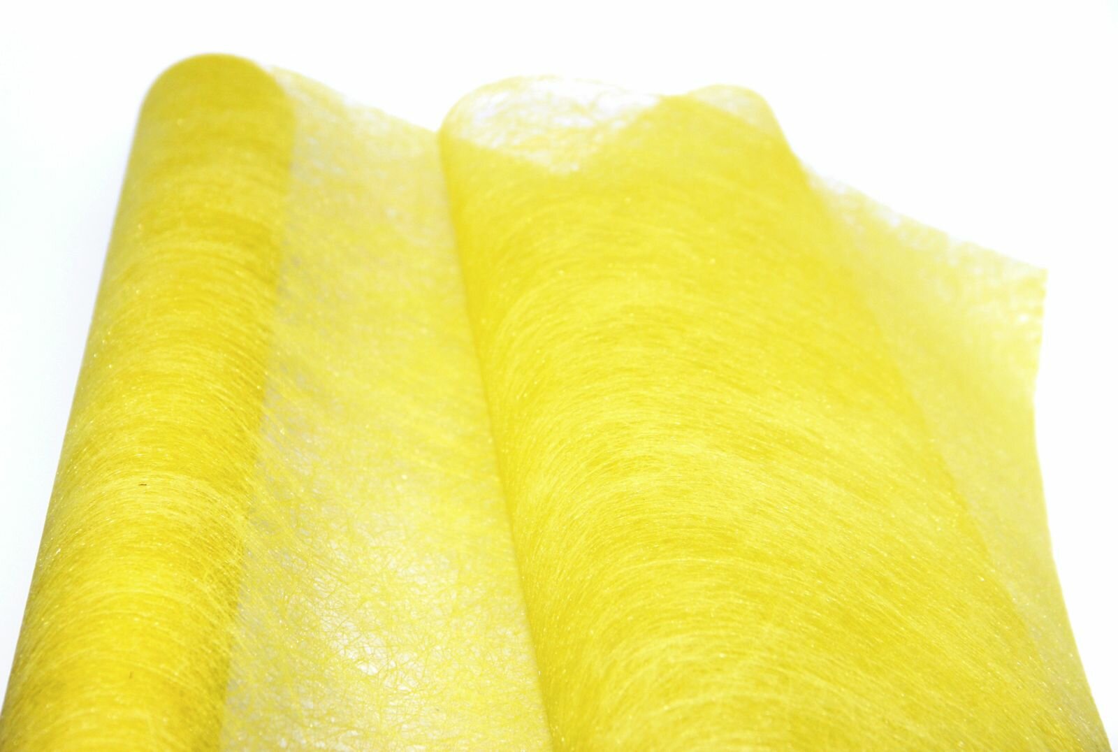 Фетр флористический Рукоделие плотность 30 г/м2, 50 см, 10 м, желтый