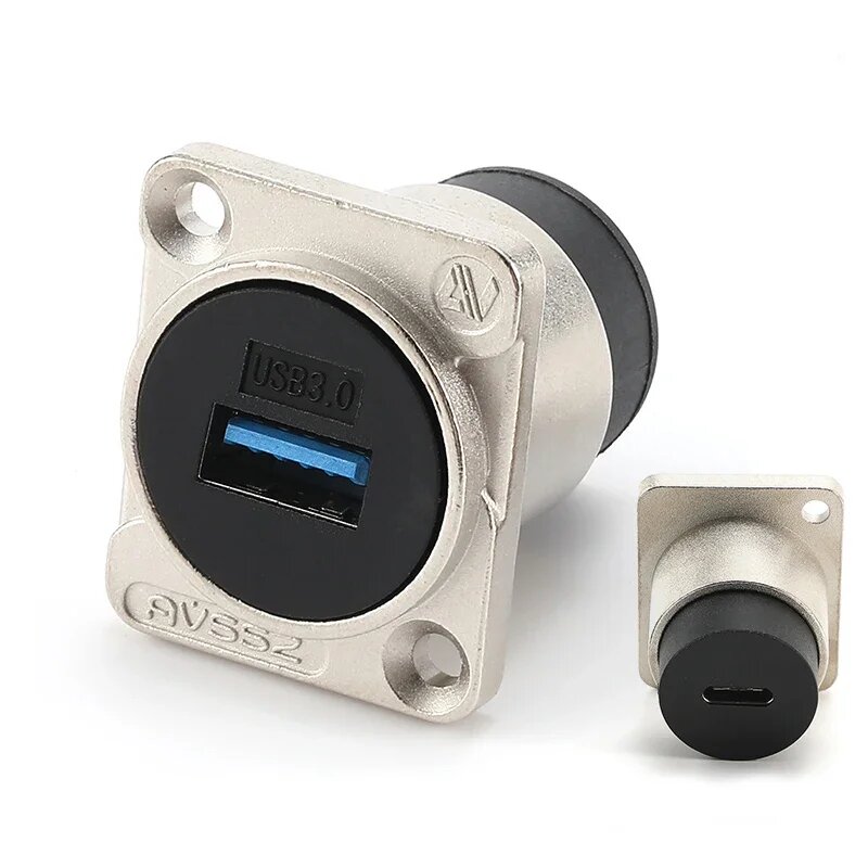 JIYUE USB адаптер Type D USB2.0 USB3.0 Type C Silver USB3.0 to C