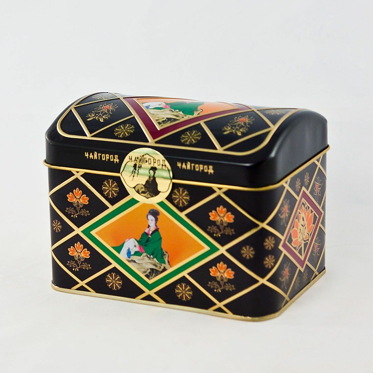 Ассам" в сундучке 150 г Чай индийский черный байховый "Чайгород