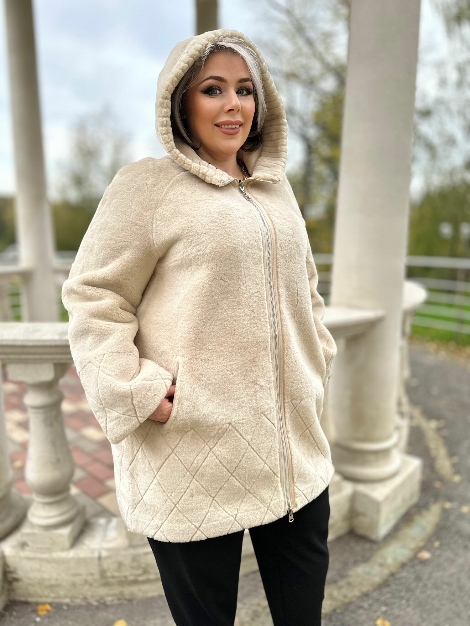 Шуба чебурашка