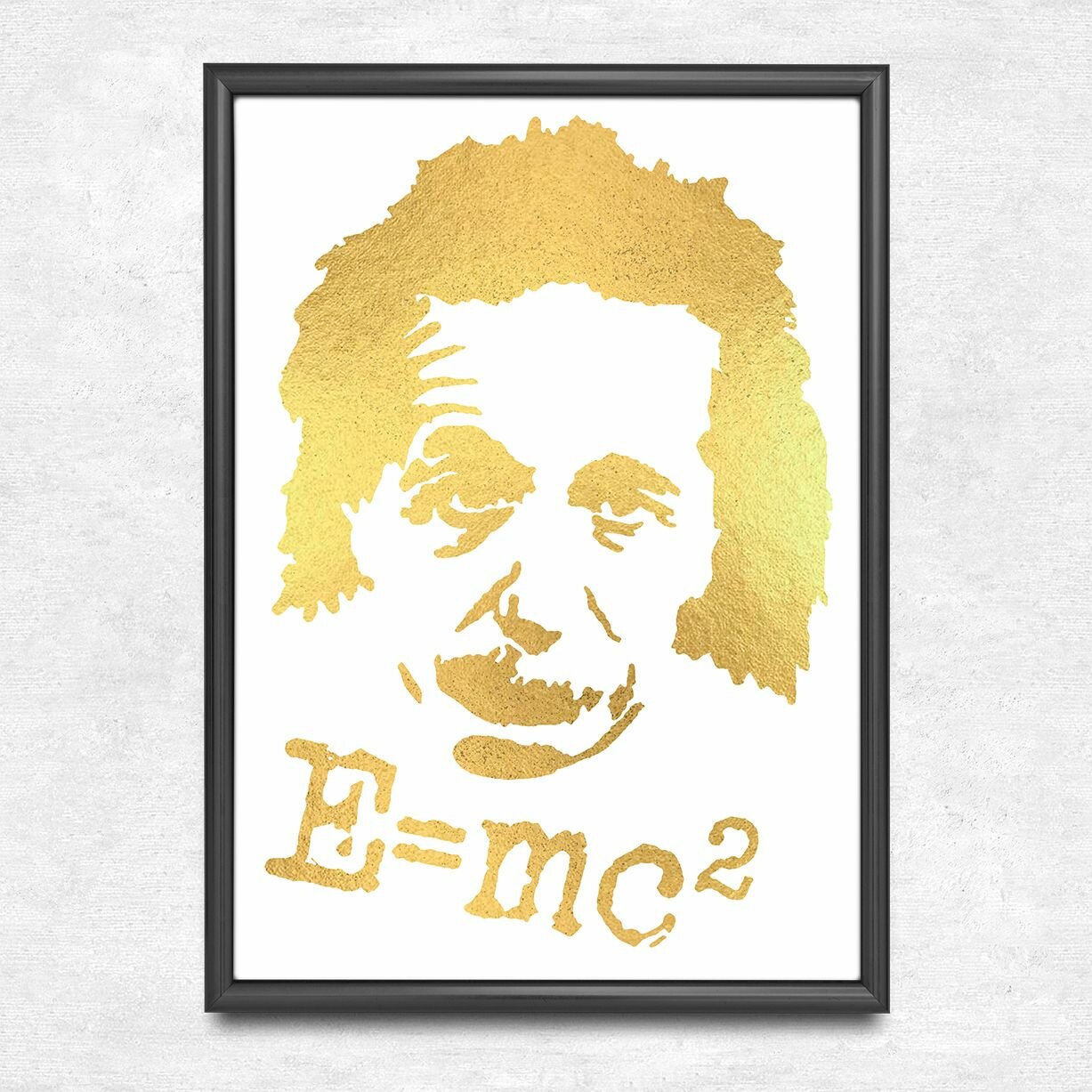 Постер Альберт Эйнштейн / плакат Albert Einstein Декор квартиры, дома, офиса, комнаты
