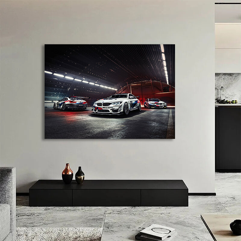 Картина БМВ / машина, картины для интерьера / мальчику, 40х60 см,
