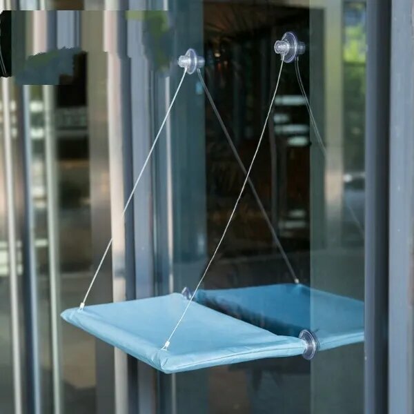 Гамак лежанка для кошек на окно до 15 кг YZ