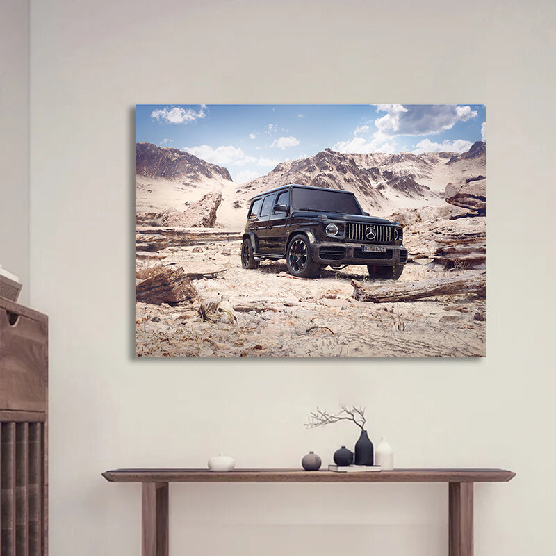 Картина мерседес / машина, картины для интерьера / мальчику, 40х60 см.