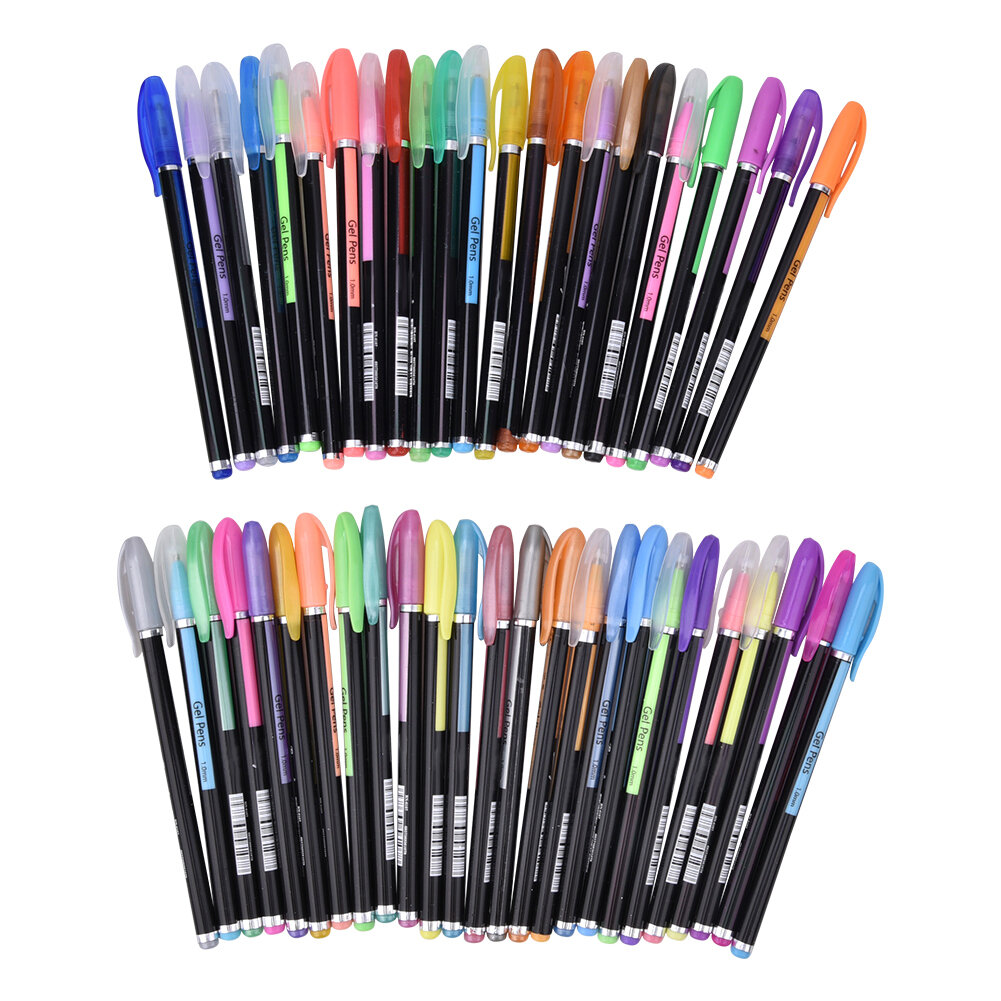 48 цветов Рисовальные ручки Пластиковые Яркие Инструменты для рисования Канцелярские принадлежности для школы Товары для творчества