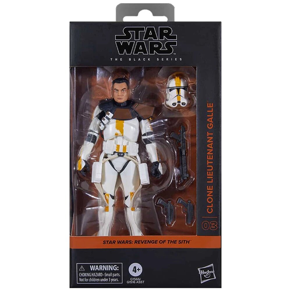 Hasbro Star Wars The Black Series Клон Лейтенант Галле 6-дюймовая фигурка