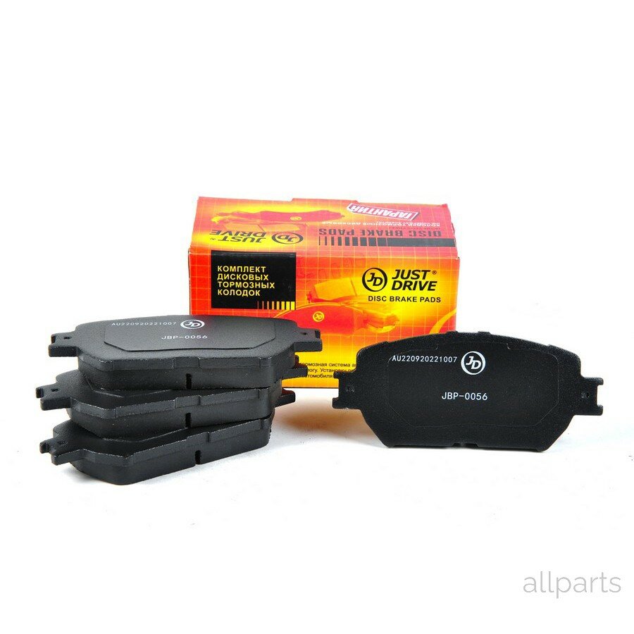 JUST DRIVE JBP0056 Колодки тормозные, передние D2222H