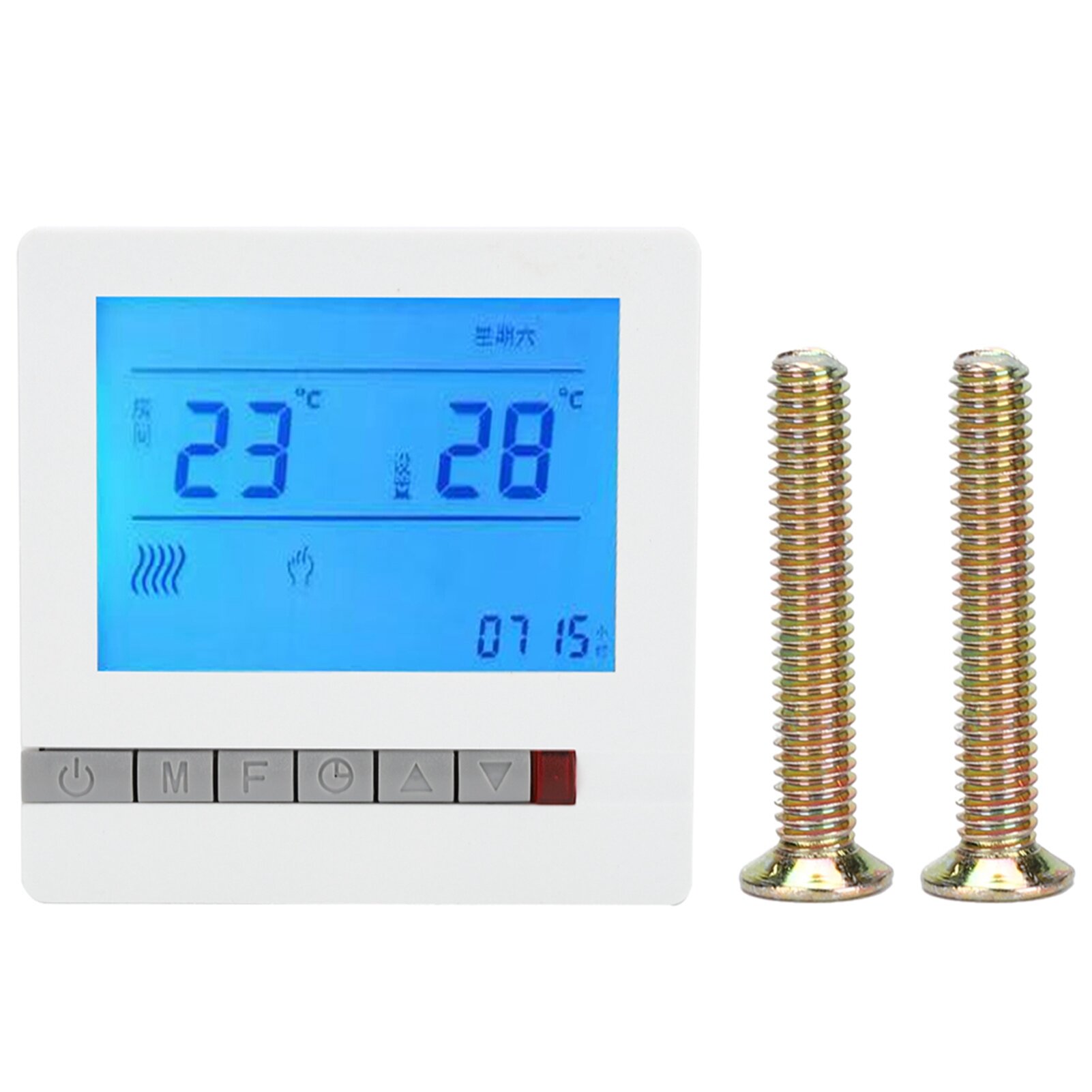 AC220V Термостат панель температуры температуры нагрева воды с ЖК -дисплеем