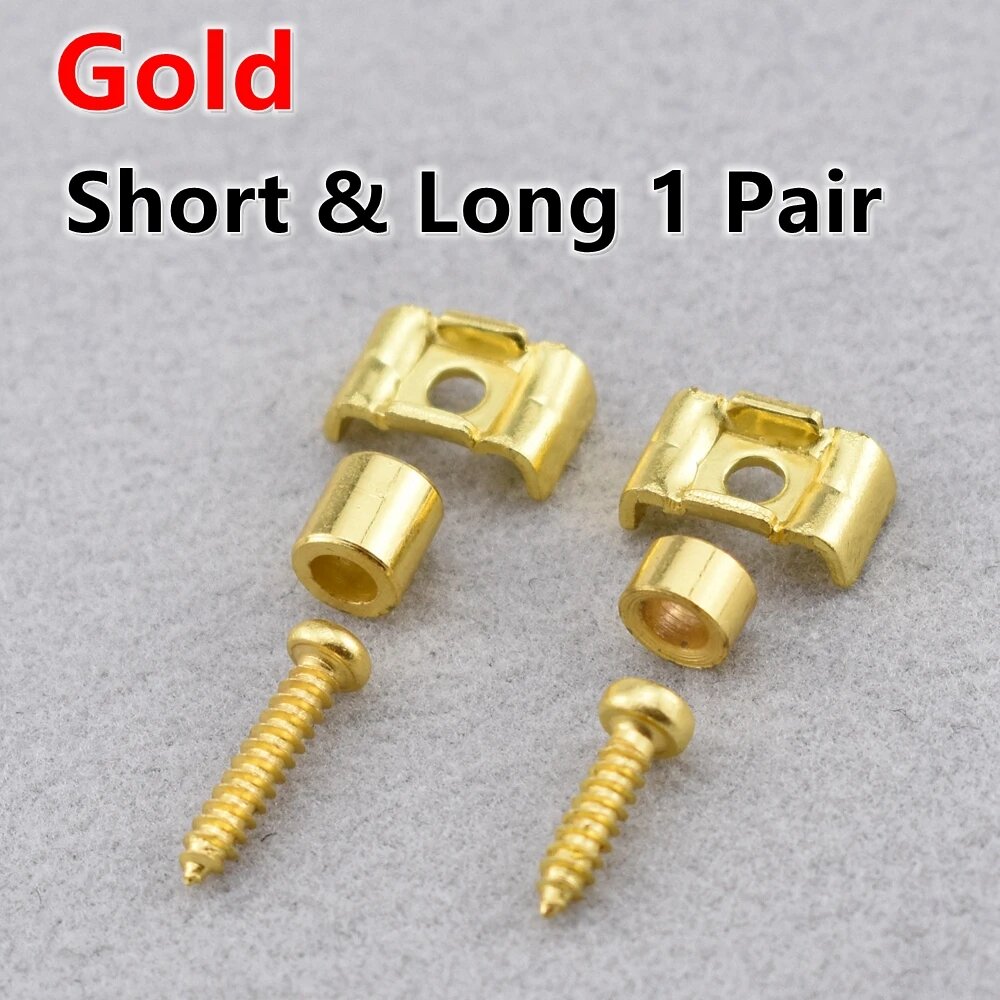 Комплект фиксаторов струн GuitarFamily 1401 хром Gold Kit 02