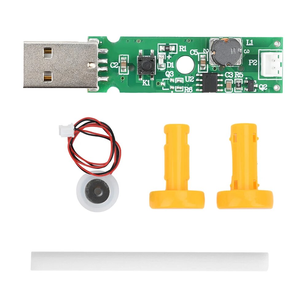 Мини-увлажнитель USB с LED, желтый комплект