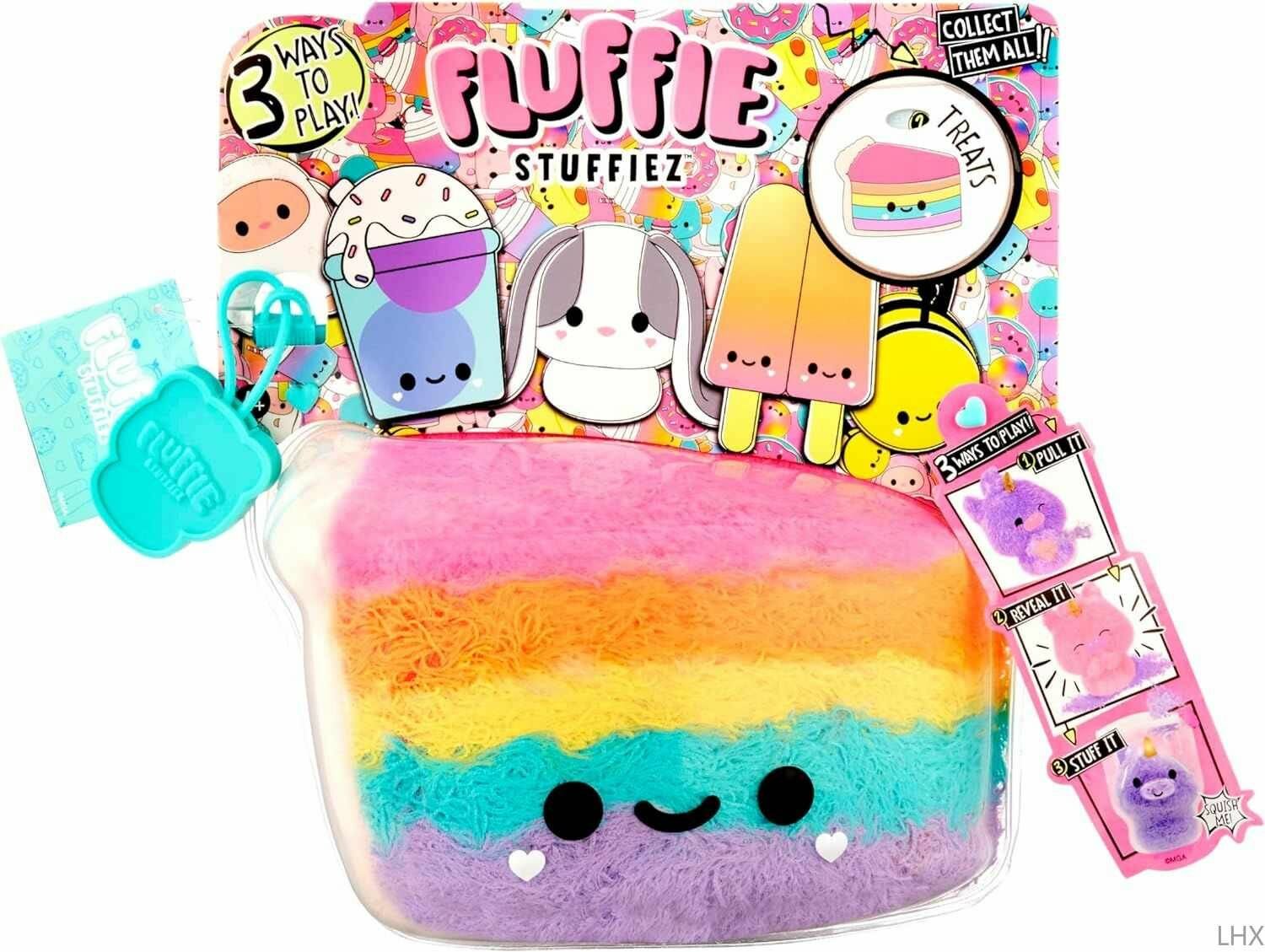 Игрушки серии Fluffy cake, декомпрессионные плюшевые игрушки Fluffie, 1 шт