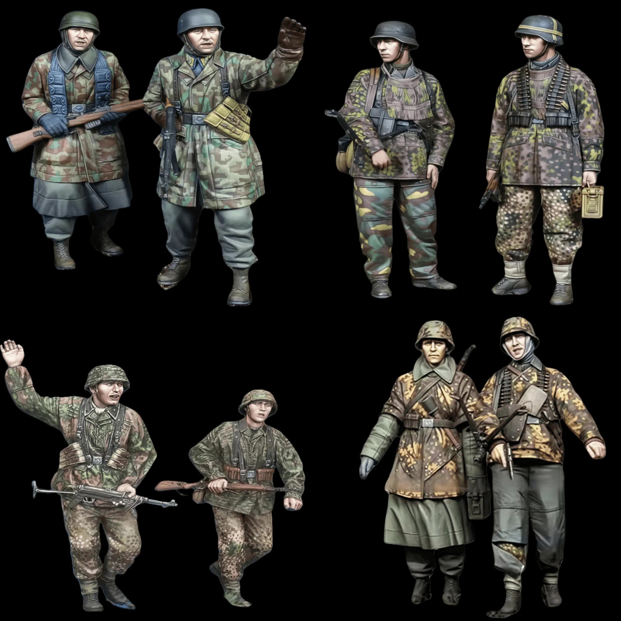 Модель солдат из смолы 1/35 GK